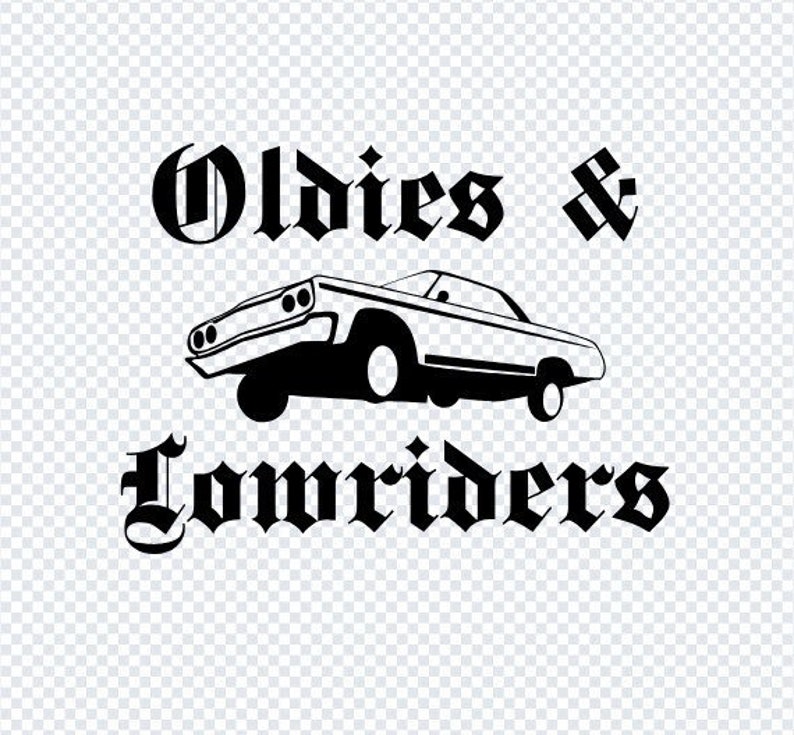 Oldies and Lowrider Svg Png Digital Download Bundle Car Oldies Party ...