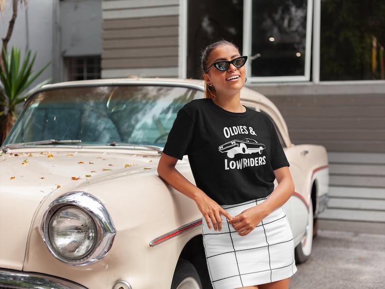 Oldies and Lowriders Car Shirt Oldies Party Low Rider Tshirt Cholo ...