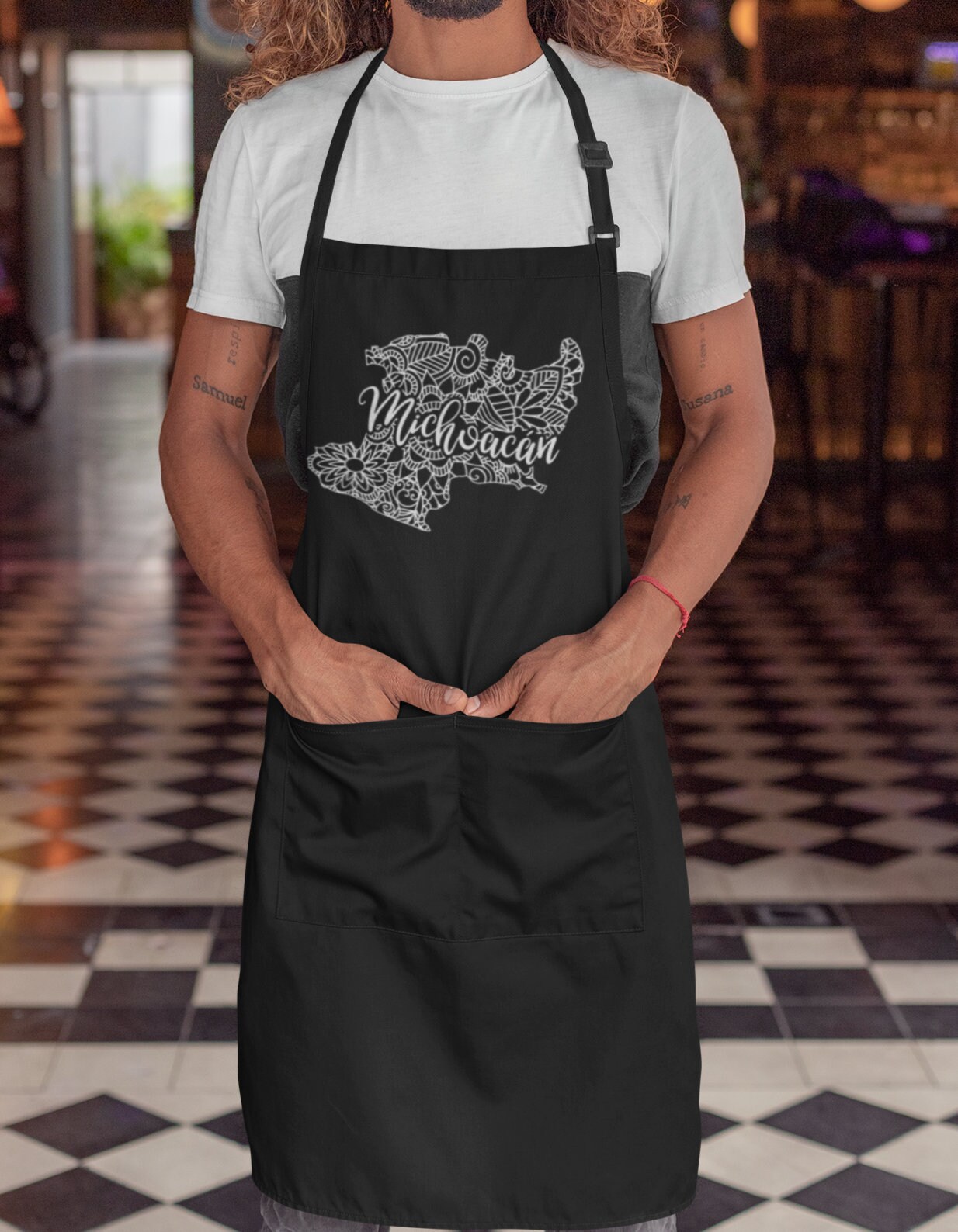 Michoacán Mexican Grilling Apron Fathers Day BBQ Gifts Cholo the Boss ...