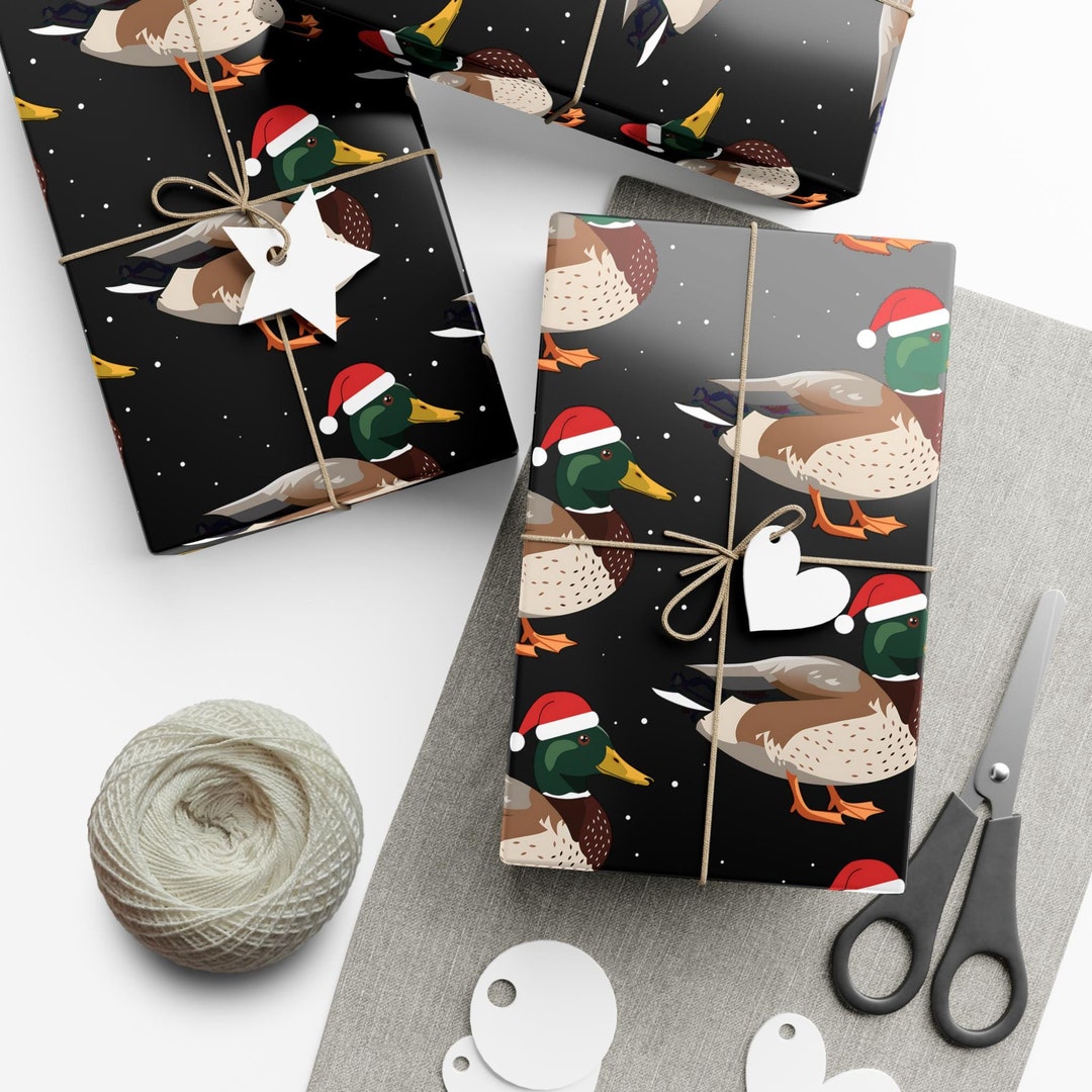 Mallard Duck Wrapping Paper Roll Duck Hunting Gift Wrapping Roll ...