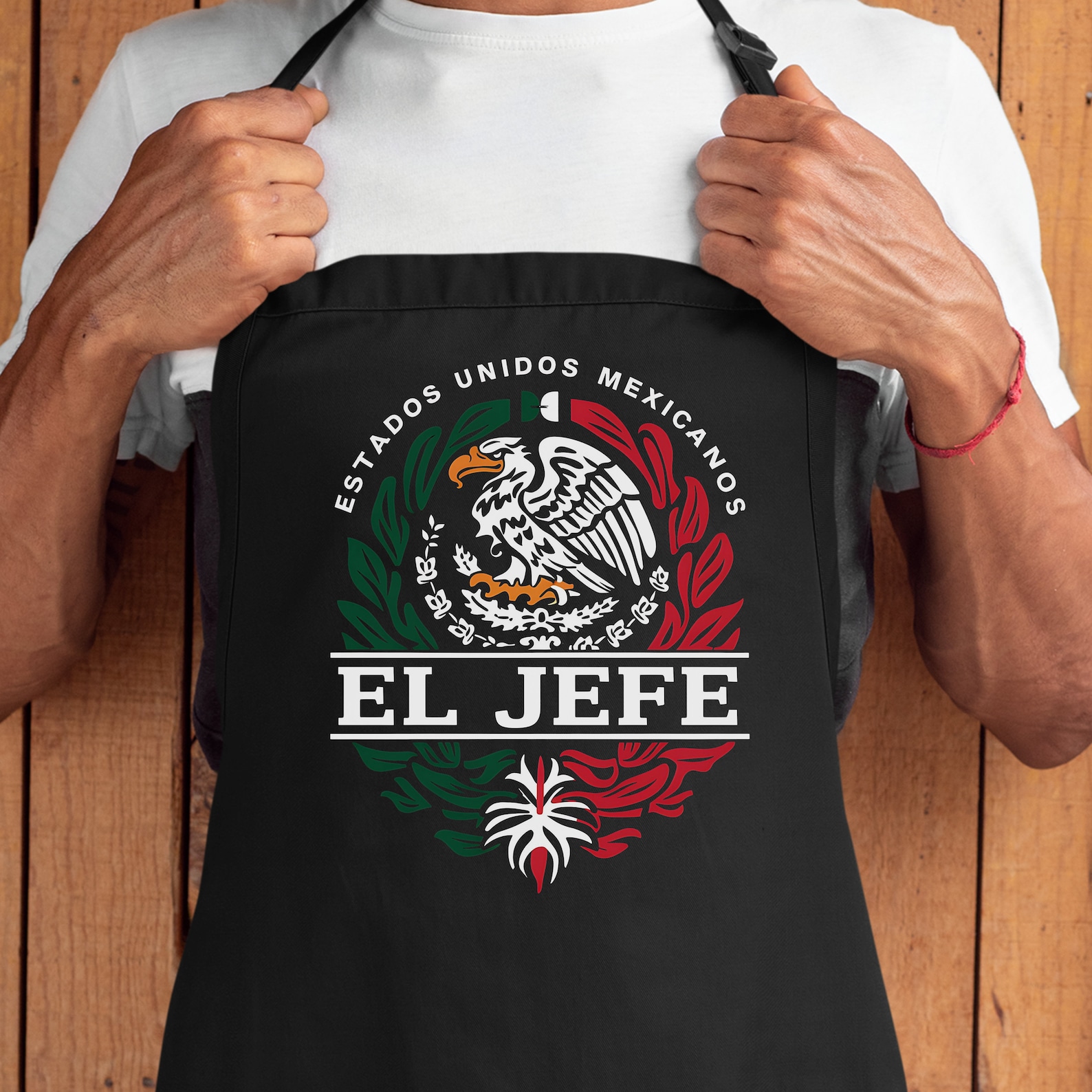 El Jefe Grilling Mexican Apron Fathers Day BBQ Gifts Cholo the Boss ...