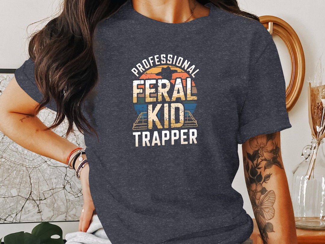 Professional Feral Kid Trapper Mom Gift, Funny Gift for Mom, Unique ...
