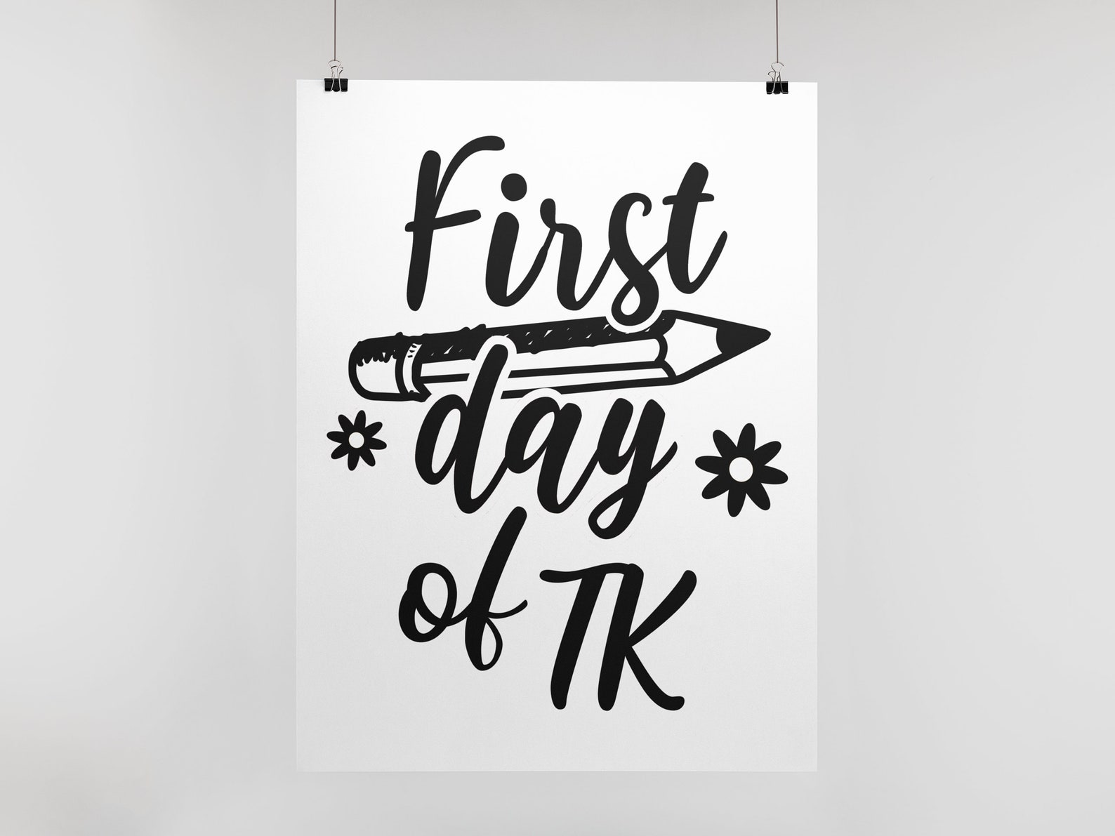 TK Sign Printable First Day of Transitional Kindergarten Svg - Etsy