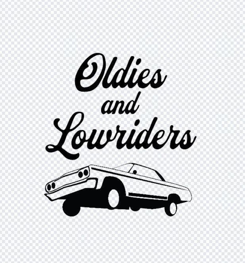 Oldies and Lowrider Svg Png Digital Download Bundle Car Oldies Party ...