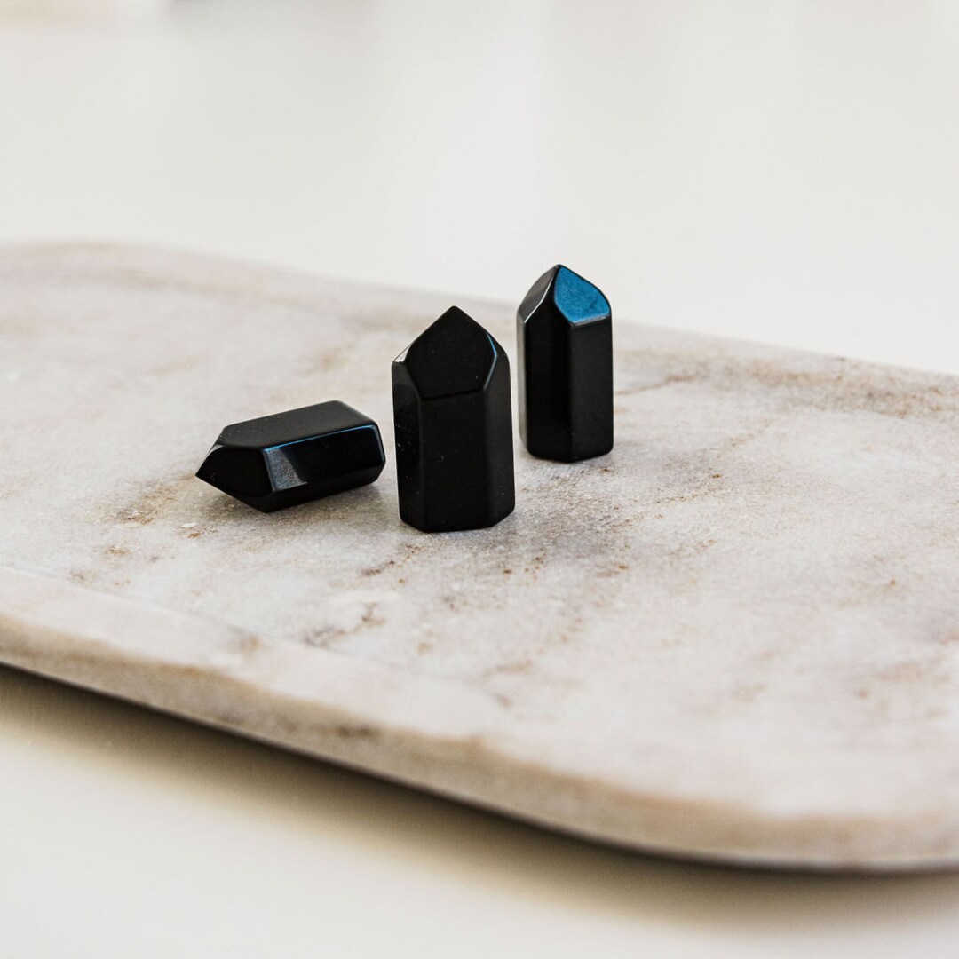 Black Obsidian Mini Point - Etsy
