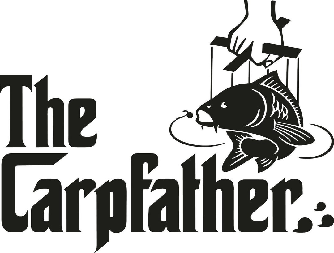 The Carp Father Fishing Logo Sticker Decal Angling Fly Tackle - Etsy