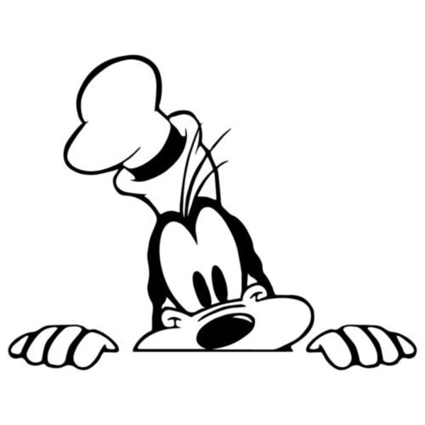 Goofy Decal - Etsy