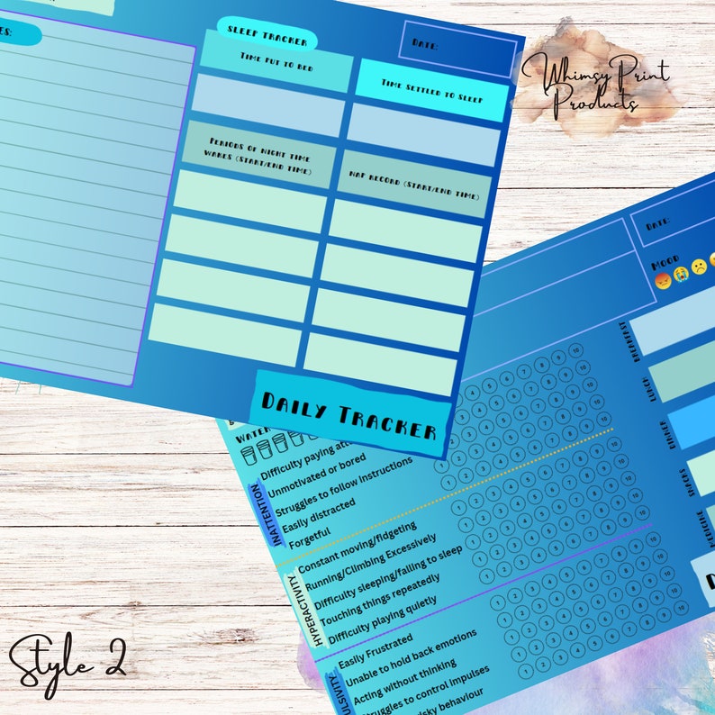 Digital ADHD Daily Tracker for Kids - Unlock the Power of Understanding ...