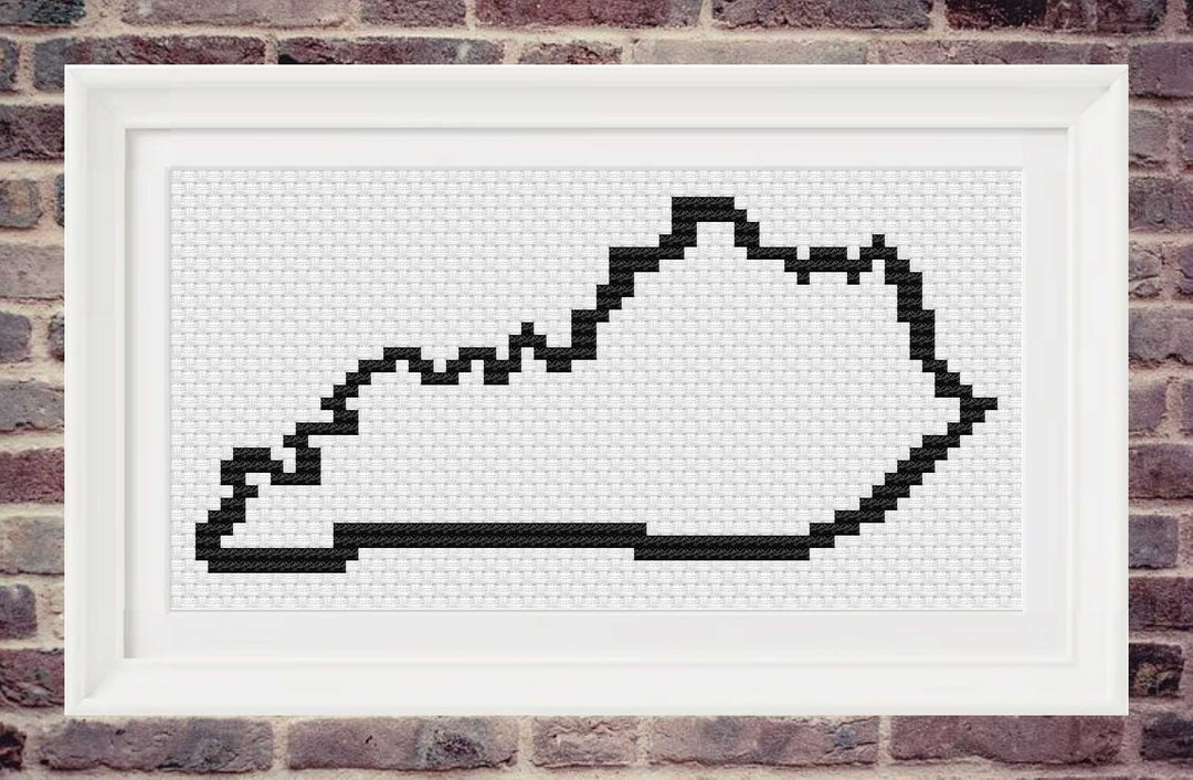 Kentucky State Outline Cross Stitch Pattern - Etsy
