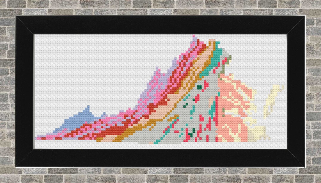Virginia Geology Cross Stitch Pattern - Etsy