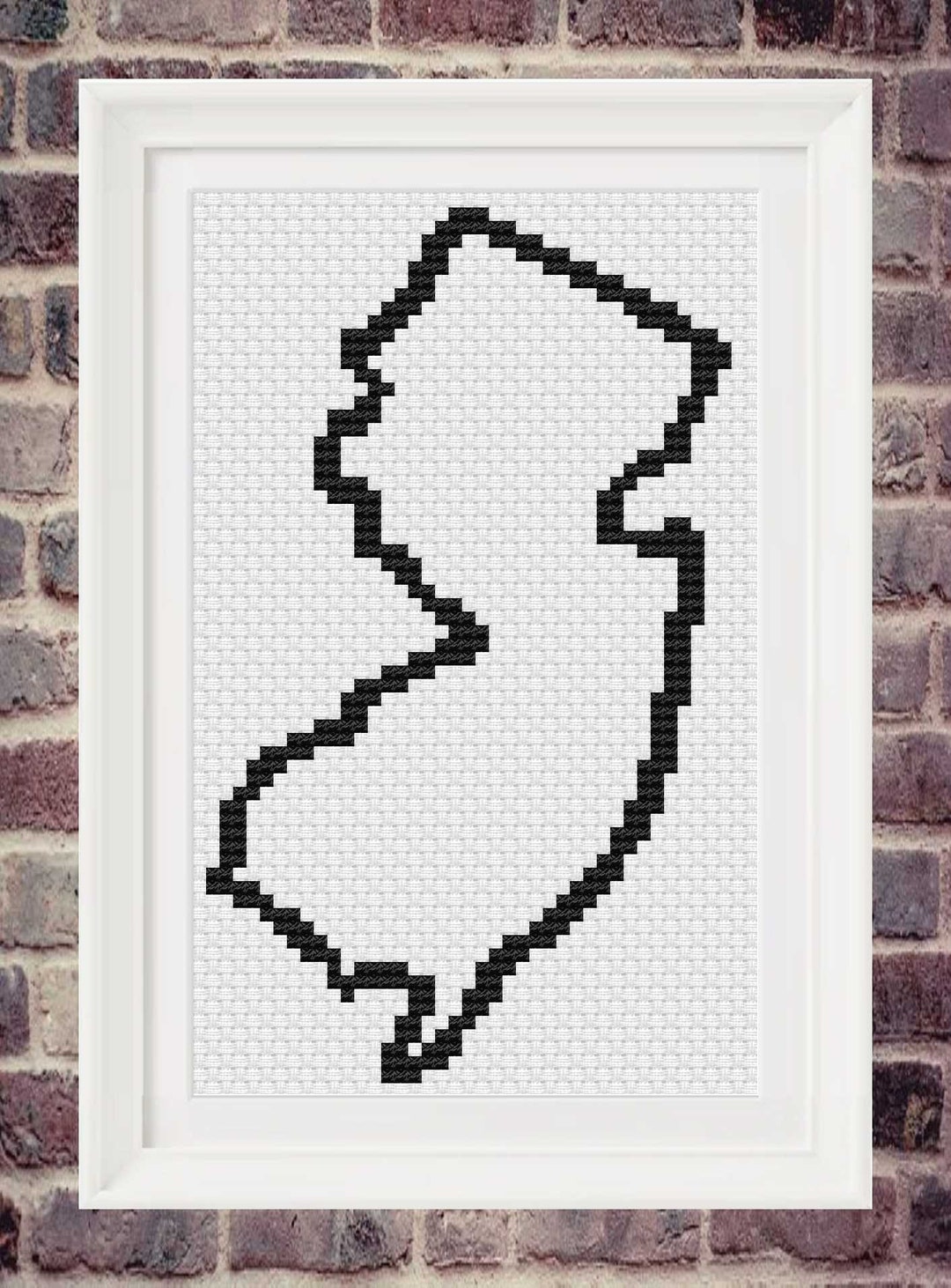 New Jersey State Outline Cross Stitch Pattern - Etsy