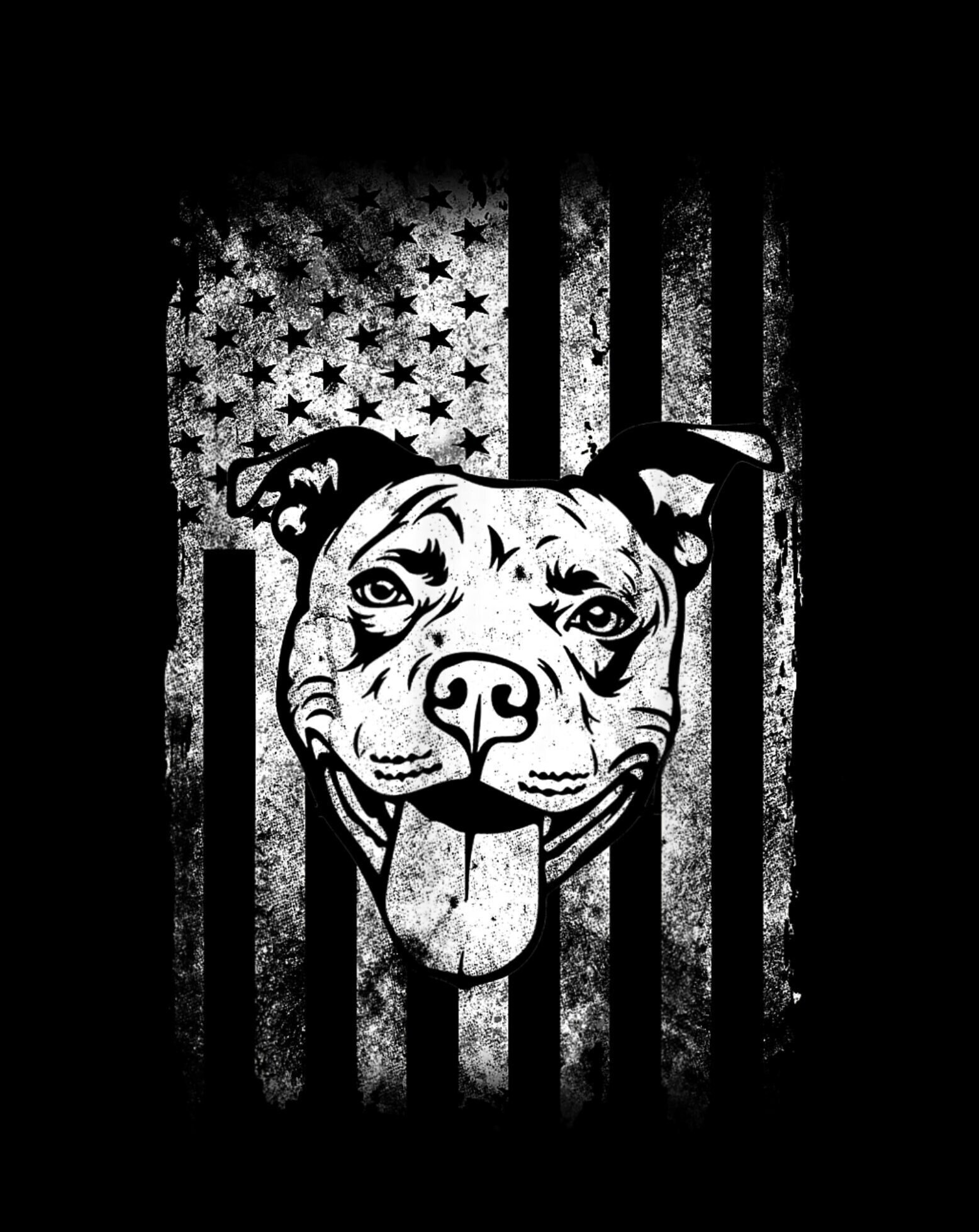 American Flag Pitbull PNG DIGITAL DOWNLOAD Sublimation Design ...