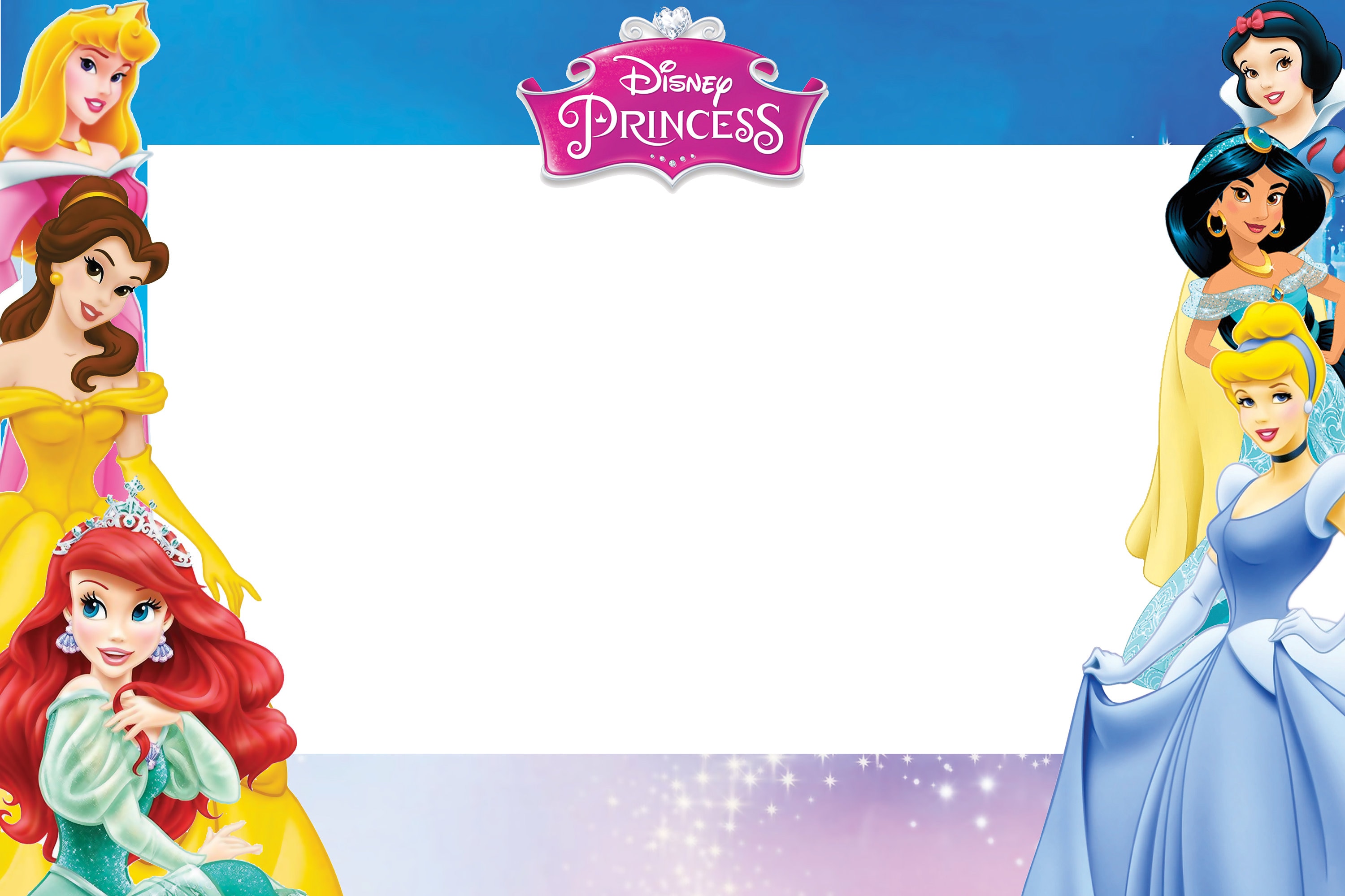 Selfie Princess Frame, Princess Photo Prof, Princess Birthday Party ...