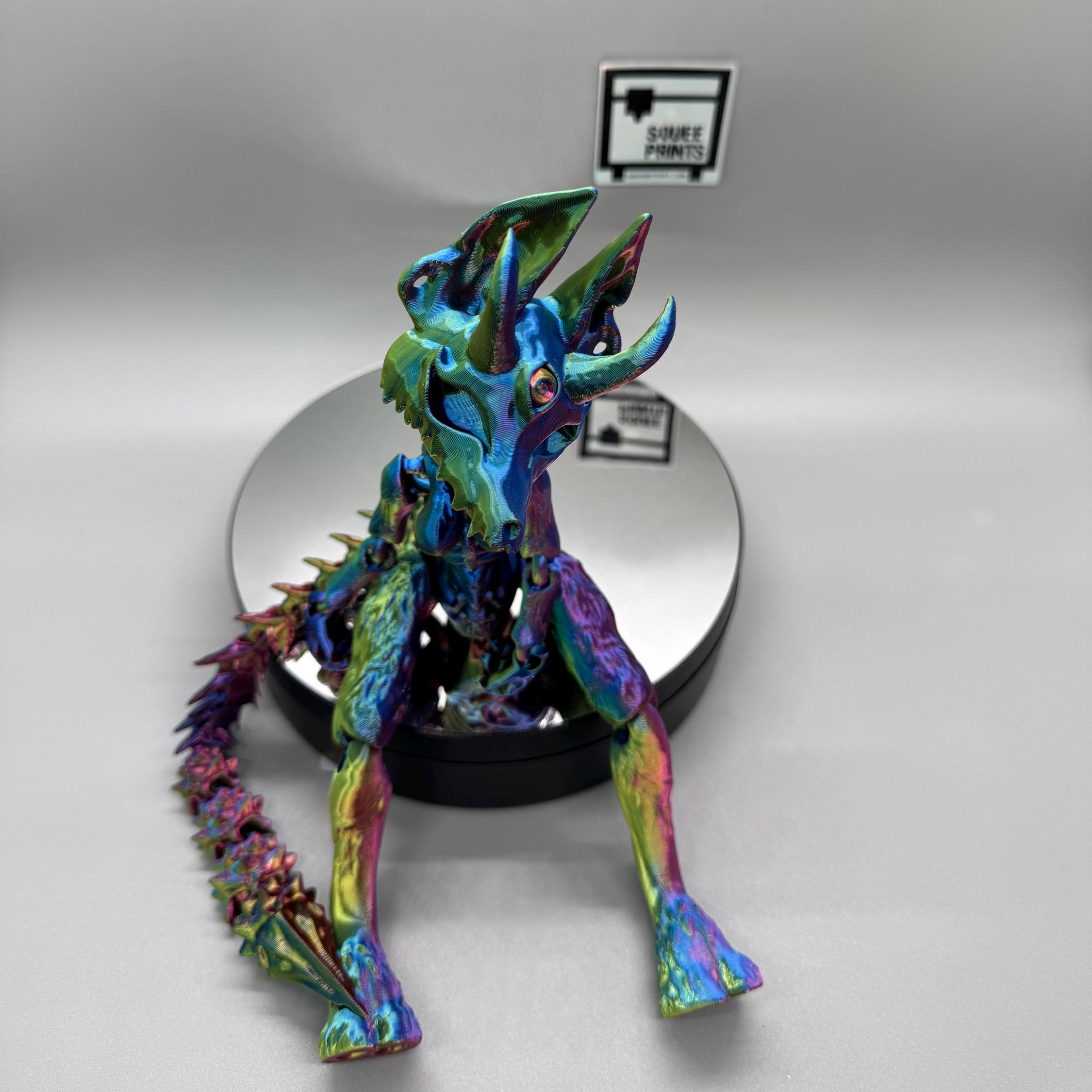 Horned Imp | Articulated | 3D Printed - Etsy