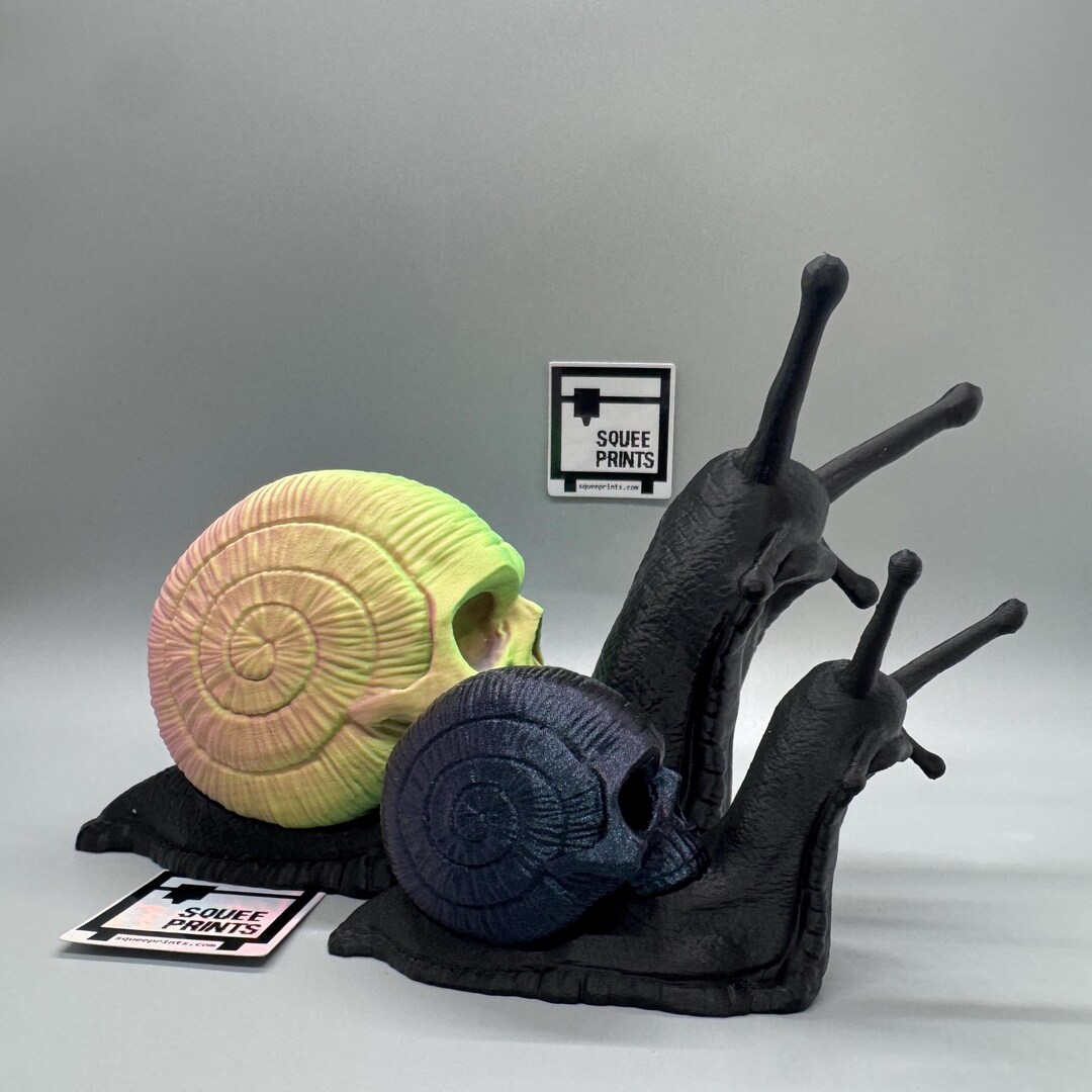 Death Snail With Skull Shell | 3D Printed - Etsy