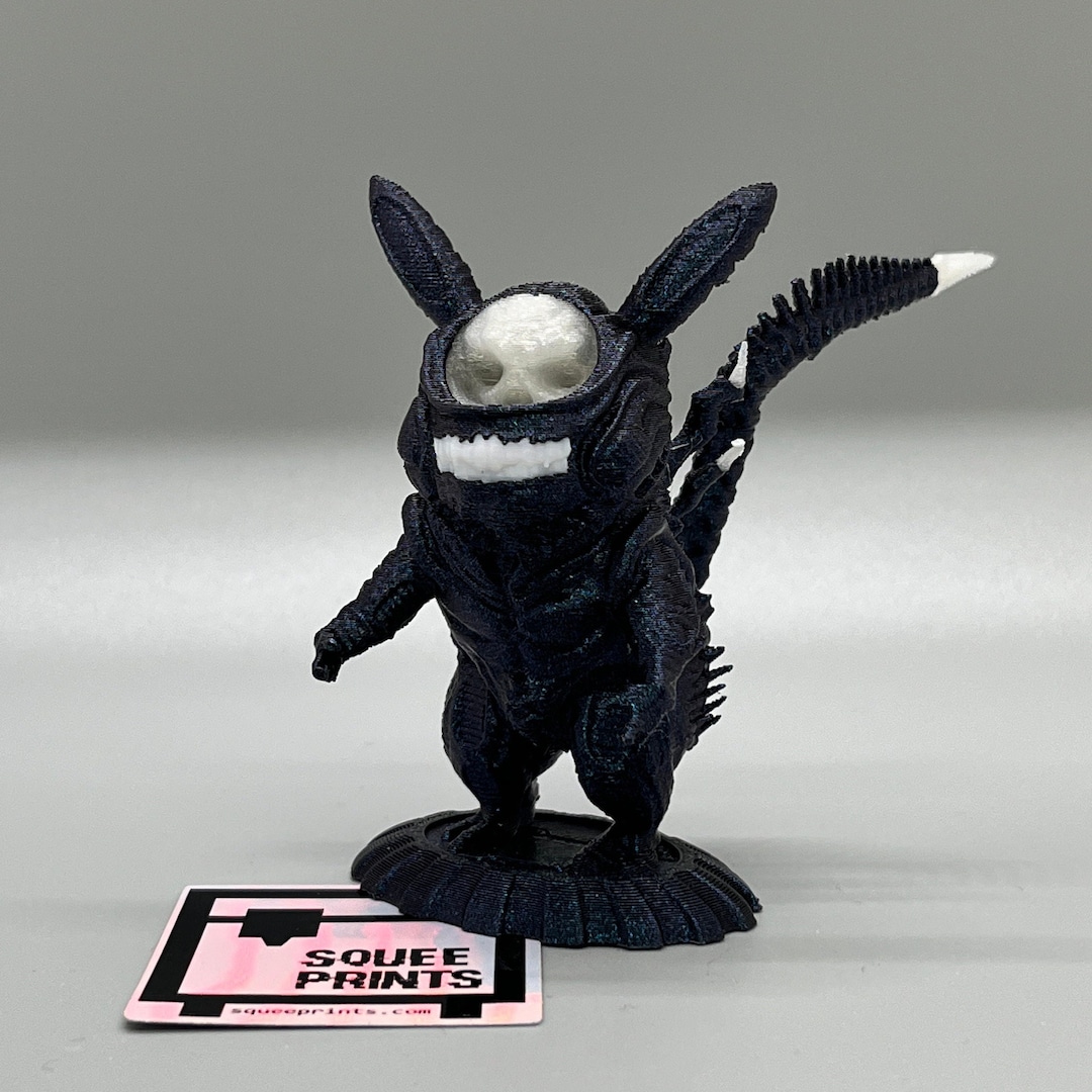 Xenochu Pikachu Xenomorph Alien 3D Print - Etsy