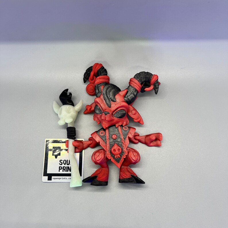 Baphomet Hellspawn Goat 3D Printed Glow in the Dark - Etsy