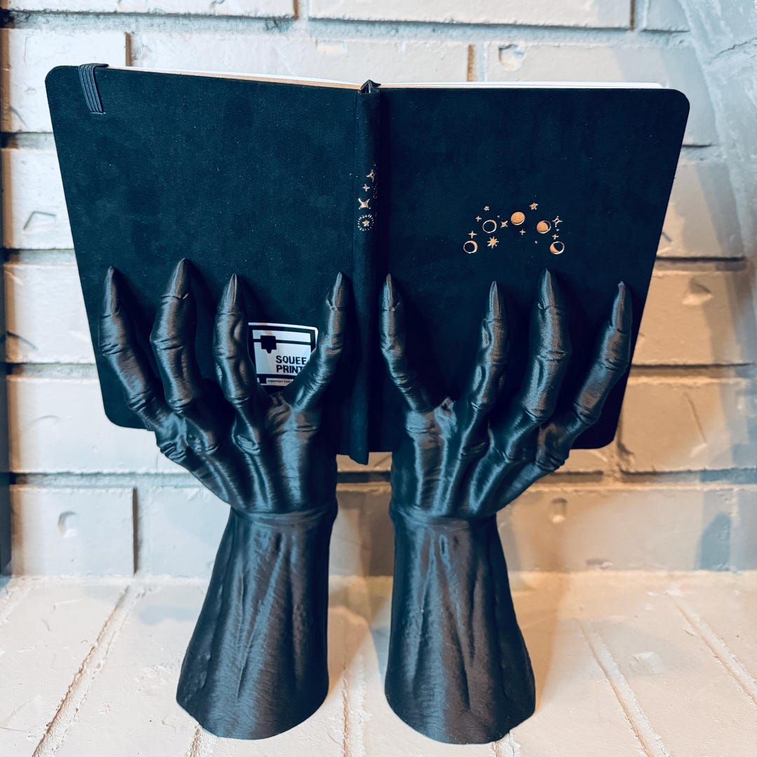 Demon Hand | Book Stand | Book Holder | Gothic Decor - Etsy