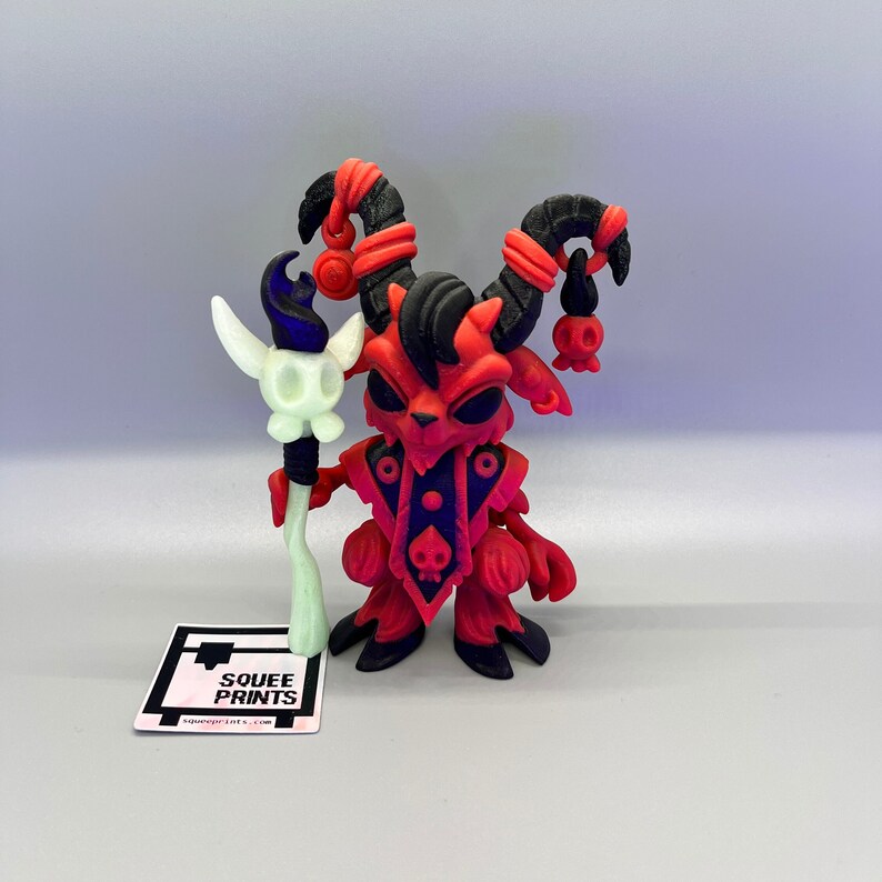 Baphomet Hellspawn Goat 3D Printed Glow in the Dark - Etsy