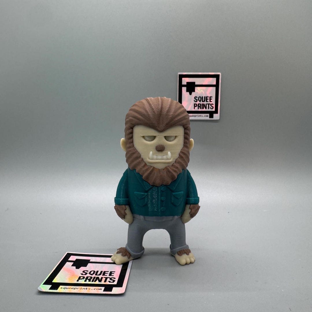 Werewolf | Lycanthrope | Glow in the Dark | 3D Printed Horror Figure - Etsy