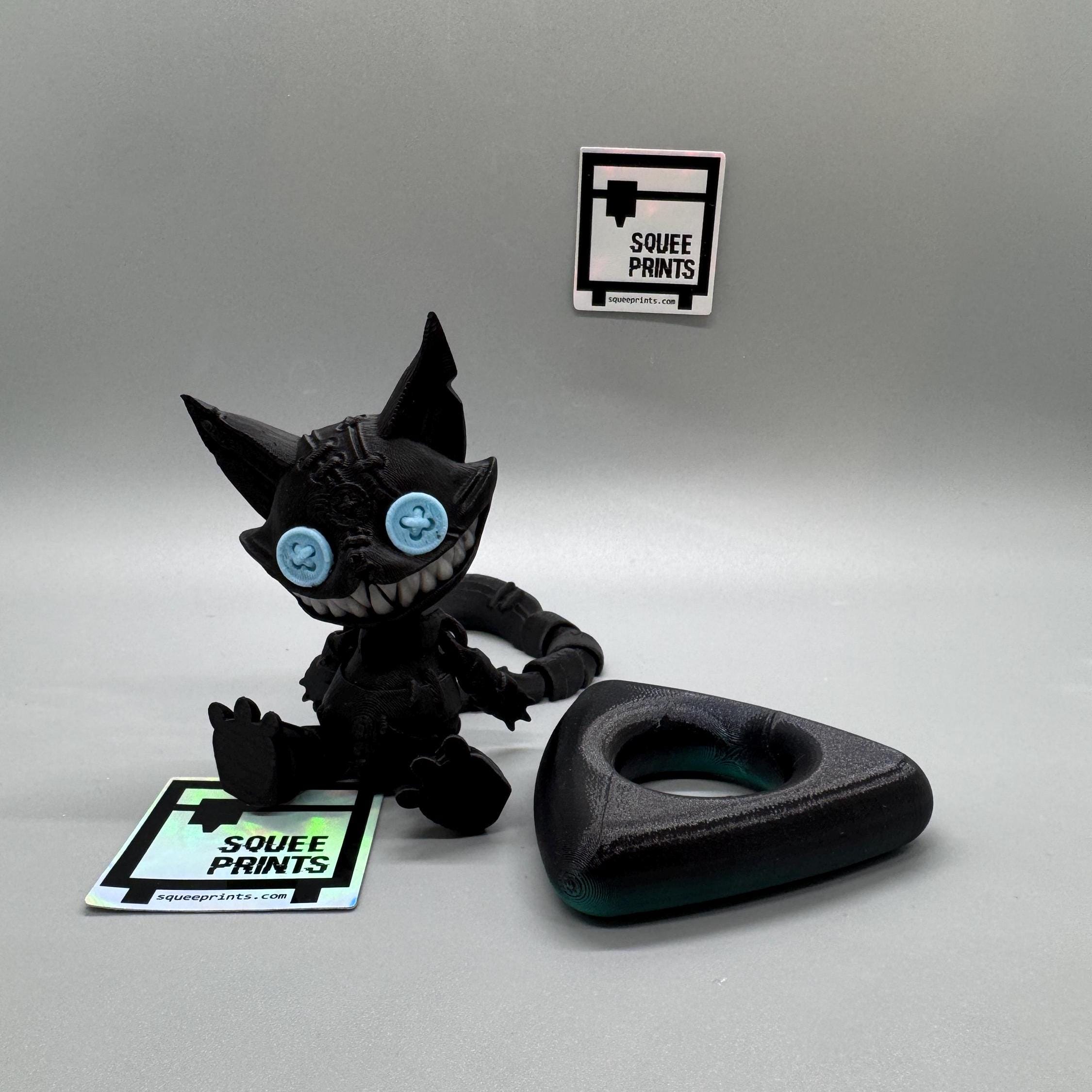 Coraline Cat | Seeing Stone | Glow in the Dark - Etsy