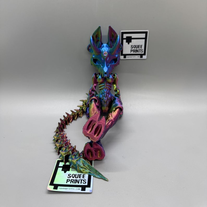 Horned Imp | Articulated | 3D Printed - Etsy