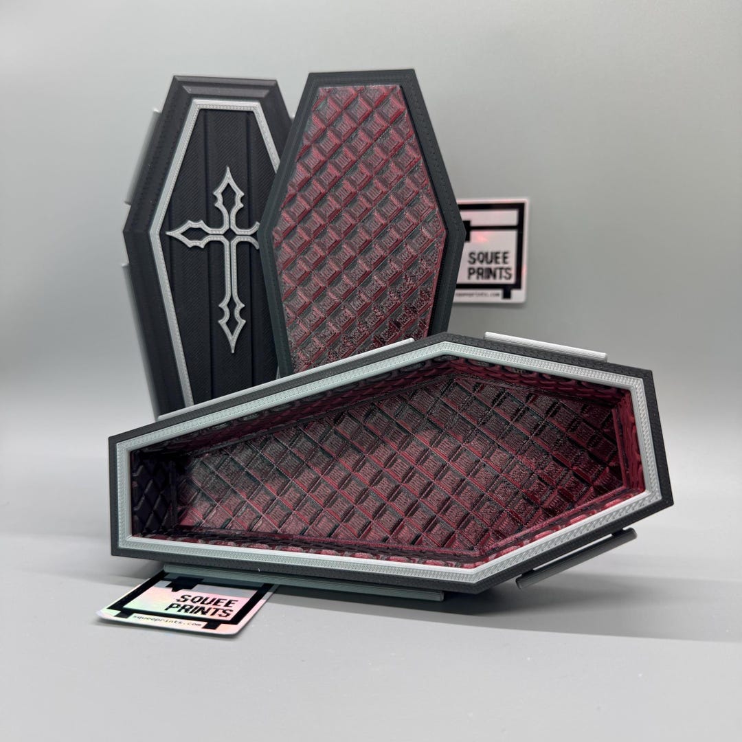 Coffin | Casket | Miniature | 3D Printed | Halloween Decor - Etsy