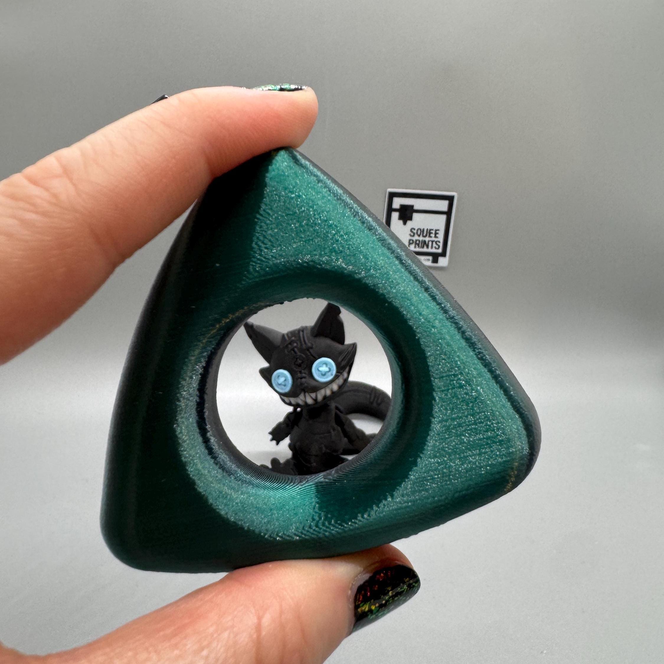 Coraline Cat | Seeing Stone | Glow in the Dark - Etsy