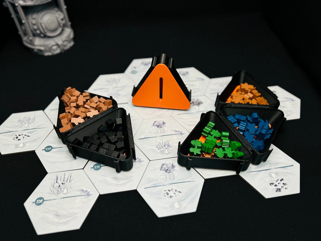 Board Game Token Tray, Board Game Upgrade, Stackable Token Tray ...