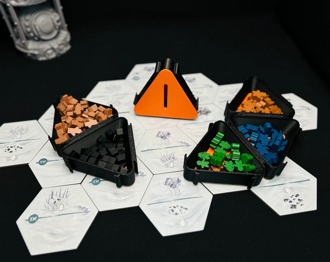 Board Game Token Tray, Board Game Upgrade, Stackable Token Tray ...