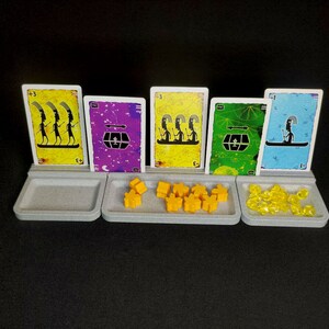 Board Game Token Tray and Card Holder Set, Board Game Upgrade, Magnetic ...