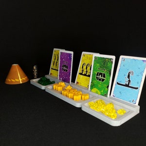 Board Game Token Tray and Card Holder Set, Board Game Upgrade, Magnetic ...