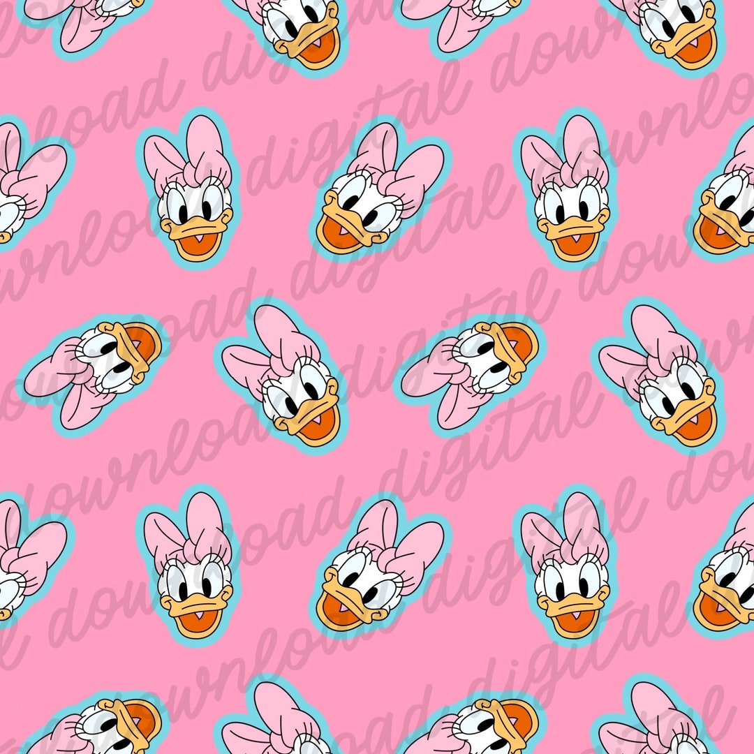 Magical Duck Seamless Repeating Pattern - Pink - Etsy