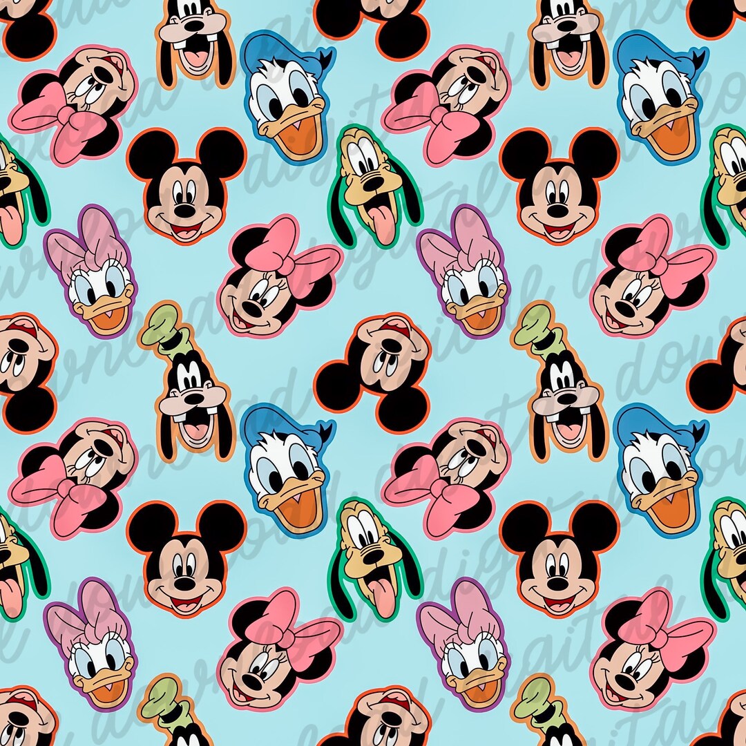 Magical Seamless Repeating Pattern - Blue - Etsy