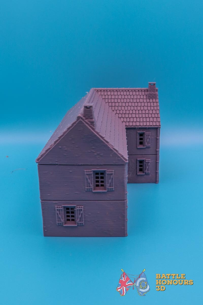 French Farmhouse Variant 3 6mm, 10mm, 15mm, 20mm, 25mm, 28mm wargames ...