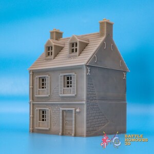 Normandy Town House 2 - High-detail 3D Prints for Wargaming, Dioramas ...
