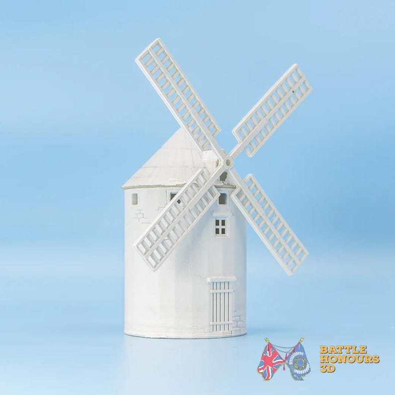 Mediterranean Windmill - 3D Printed for Histotical Wargaming & Dioramas ...