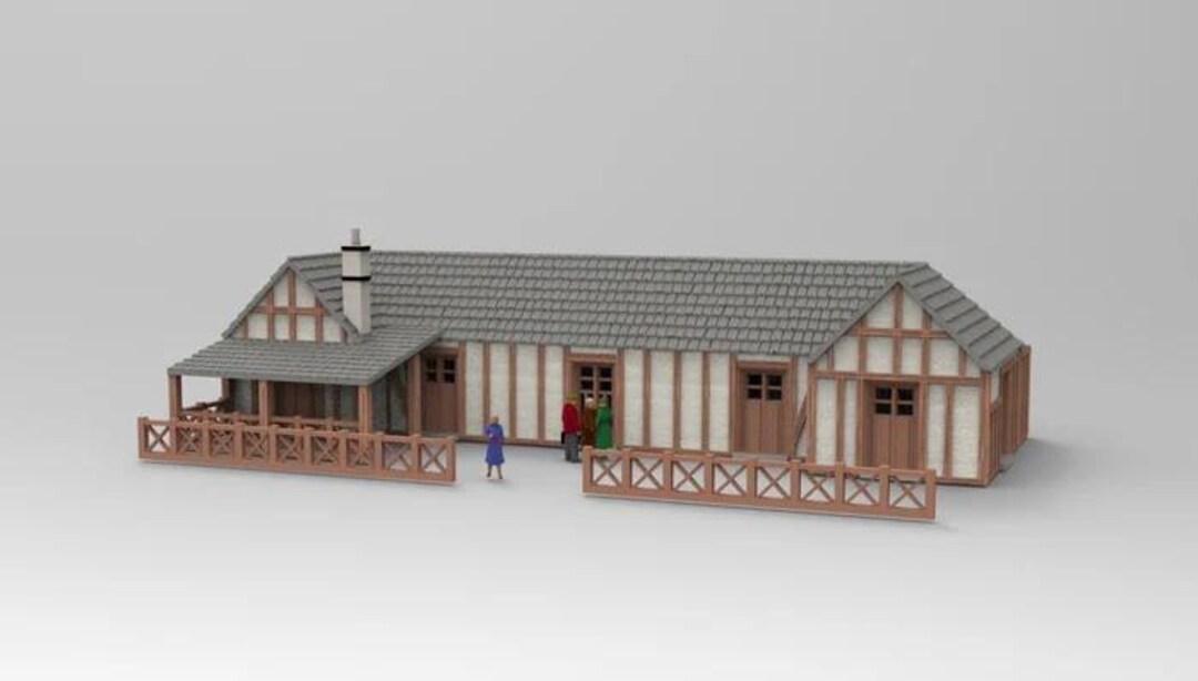 Café picot Terrain (normandy, WW2) - 3D Printed for Histotical ...