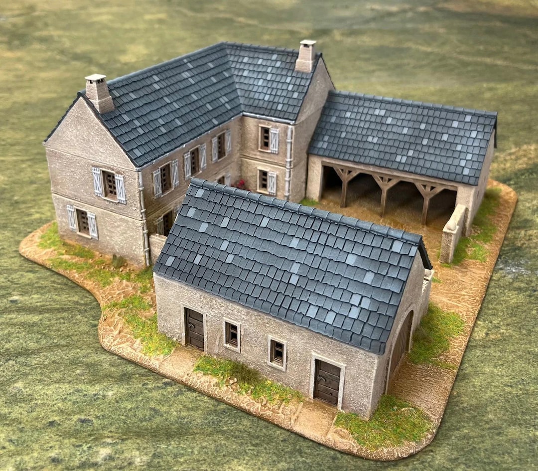 French Farmyard Variant 3 - 3D Printed for Histotical Wargaming ...