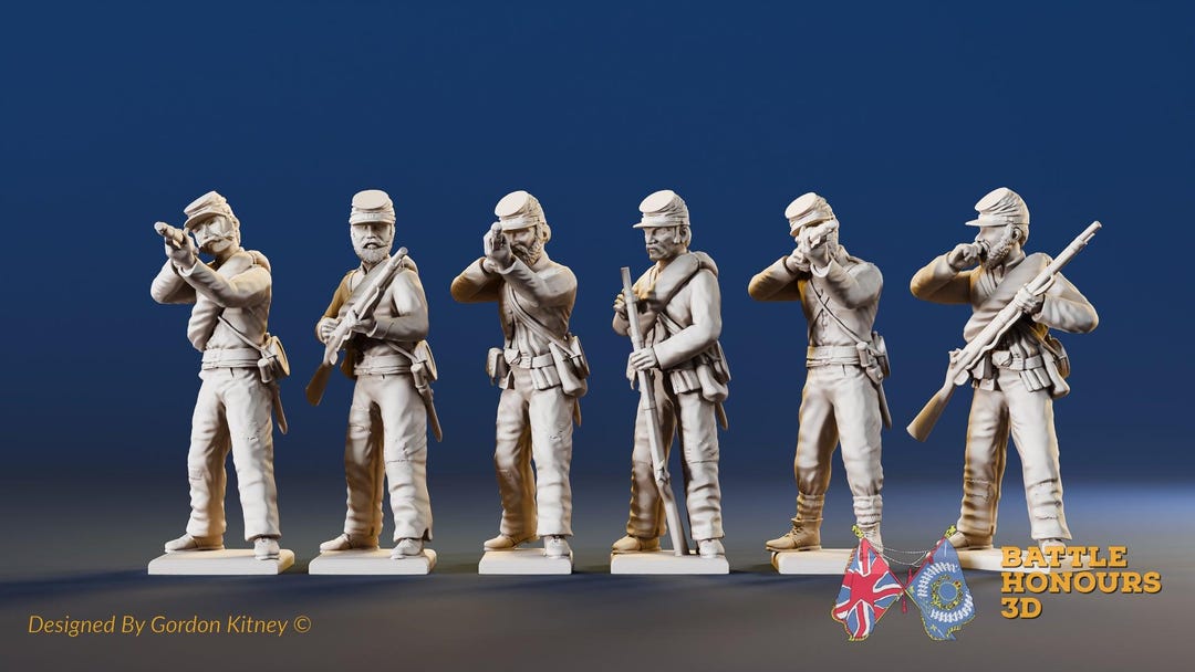 CSA- Firing Line Forage Variant 2 - High-detail 3D Prints for Wargaming ...