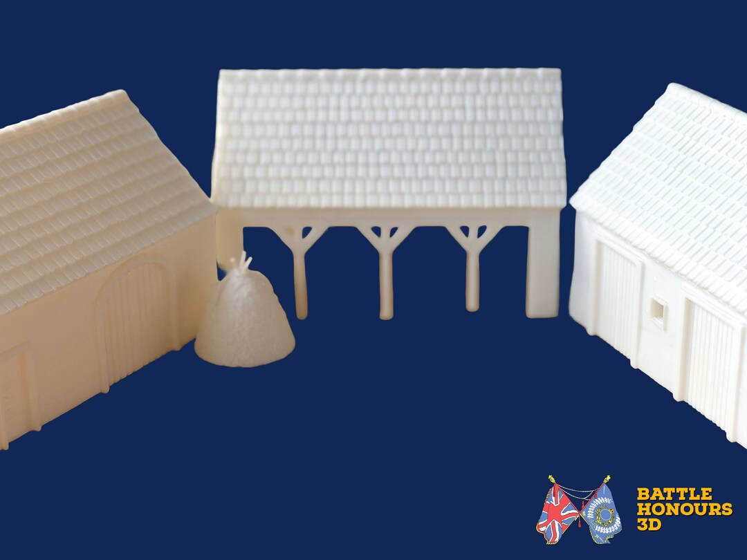 French Farmyard Barn Variant 3 6mm, 10mm, 15mm, 20mm, 25mm, 28mm ...