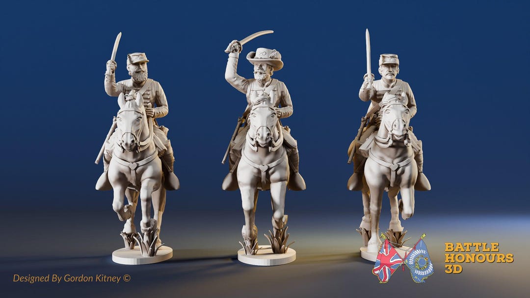 Confederate - Virginia Galloping Swords - 3D Prints for Wargaming ...