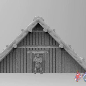 Anglo Saxon Houses - High-detail 3D Prints for Wargaming, Dioramas ...