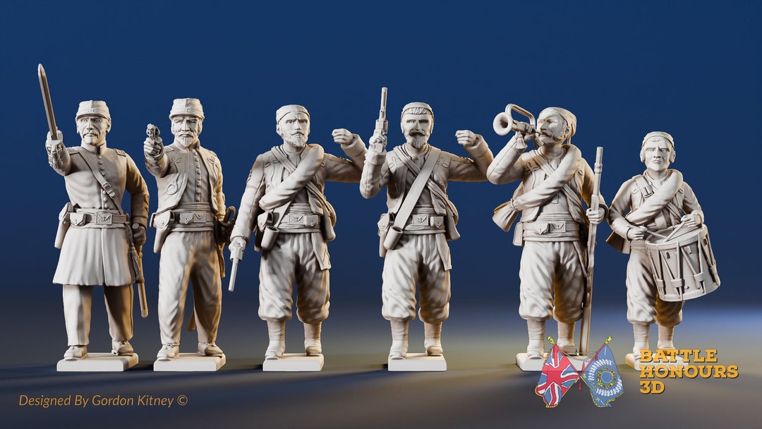 Union Firing Line Zouaves Command 6mm, 10mm, 15mm, 20mm, 25mm, 28mm ...