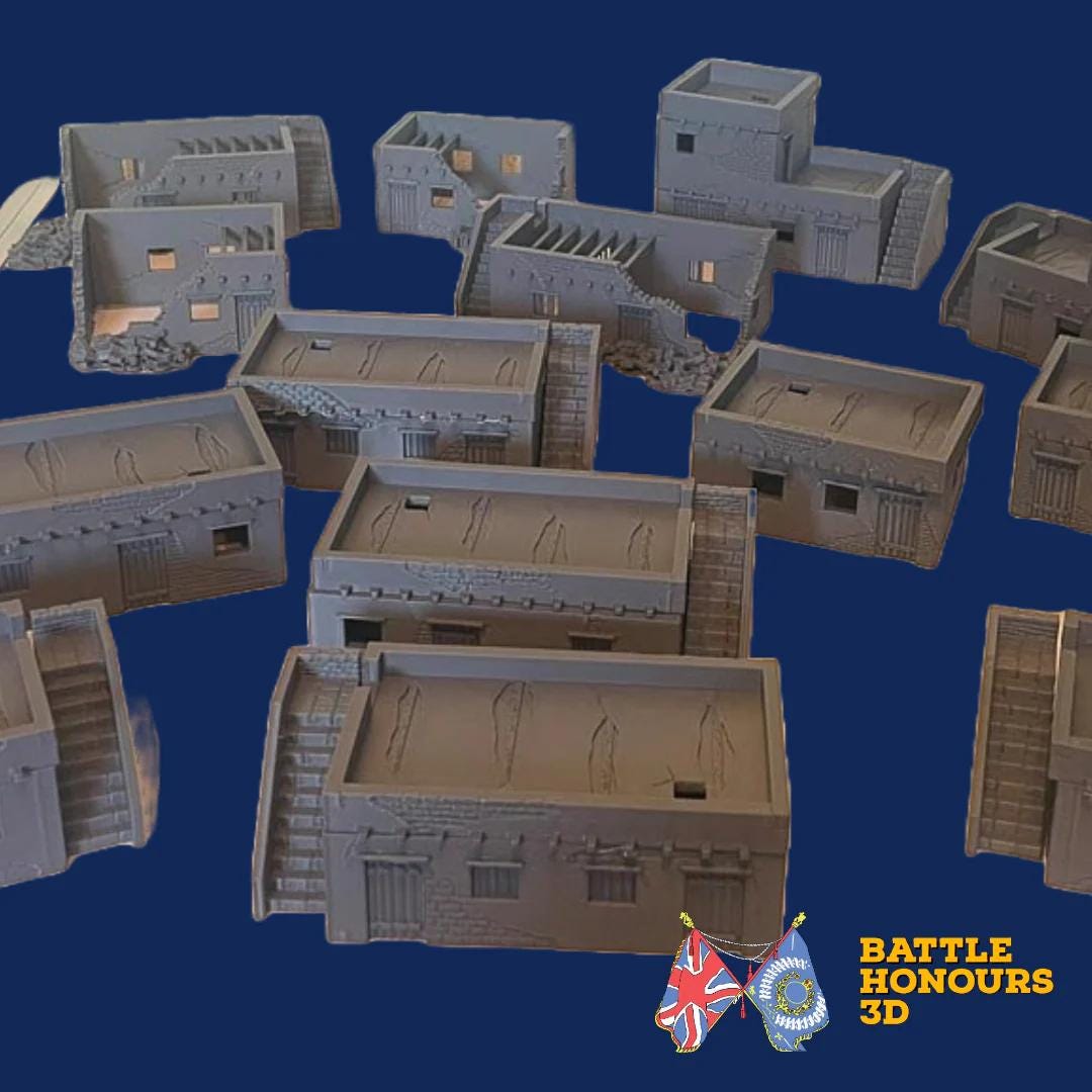 Rural Buildings Bundle - 3D Printed for Histotical Wargaming & Dioramas ...