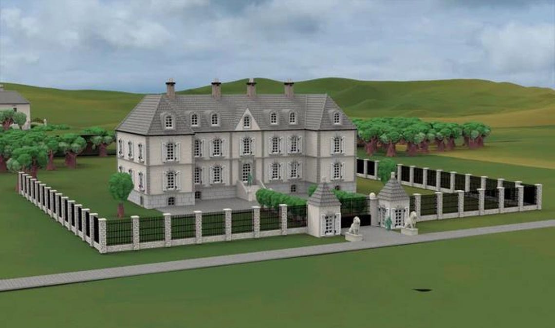 Normandy Château Terrain (WW2) - 3D Printed for Histotical Wargaming ...