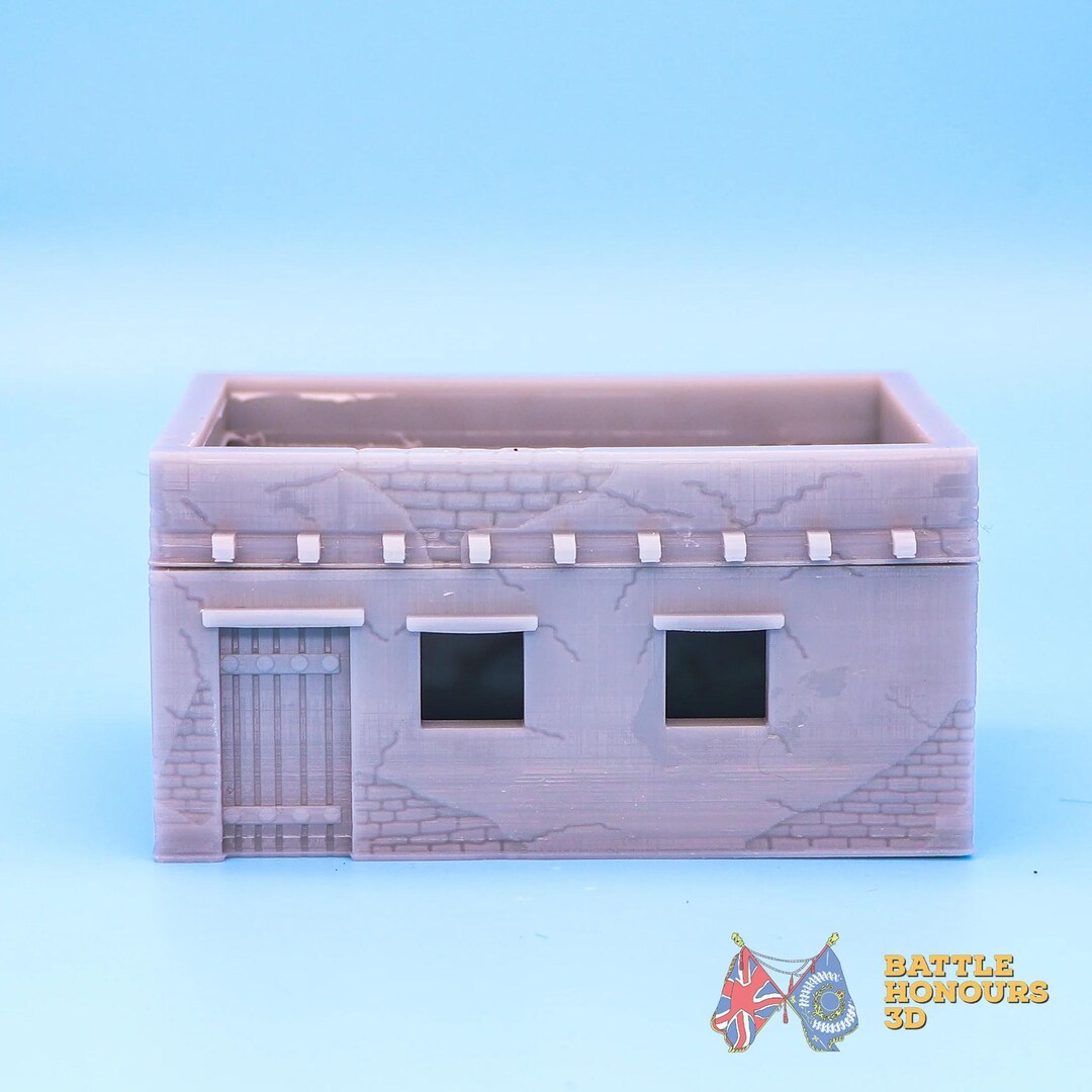 One Story Building 1 - Wargaming in 15mm, 20mm, 1/72, 28mm, 40mm, 54mm ...