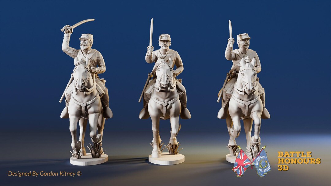 Union - Cavalry Galloping Shell Jacket Kepi Sword - 3D Prints for ...