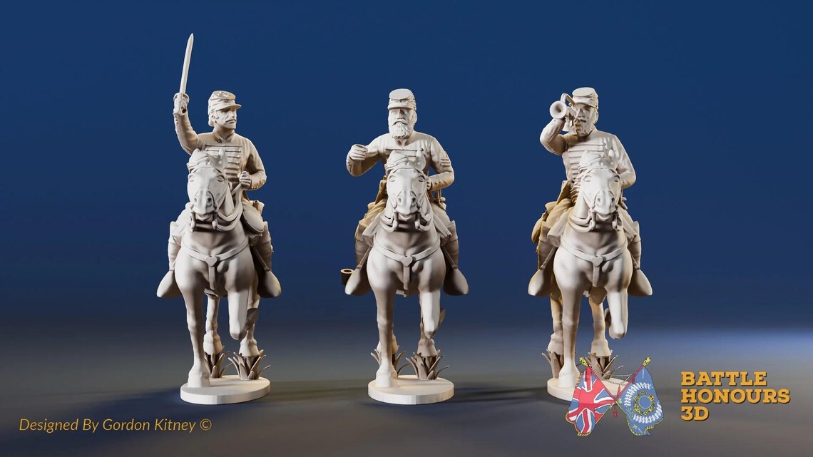 CSA- Cavalry Galloping Virgina Command Forage Sword - 3D Printed for ...