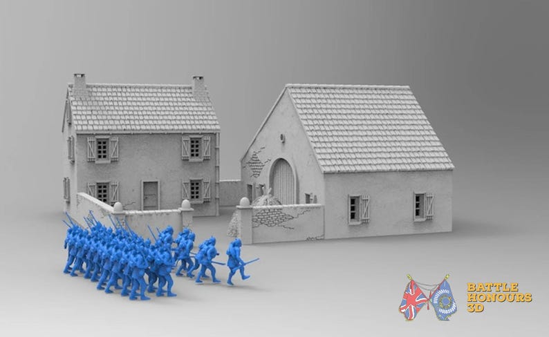 French Farmyard Variant 1 - 3D Printed for Histotical Wargaming ...